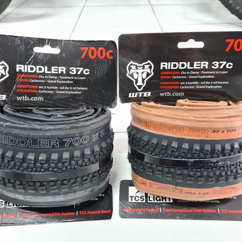 Jual BAN LUAR / TIRE WTB RIDDLER 700 X 37C TANWALL / SKINWALL SEPEDA ...