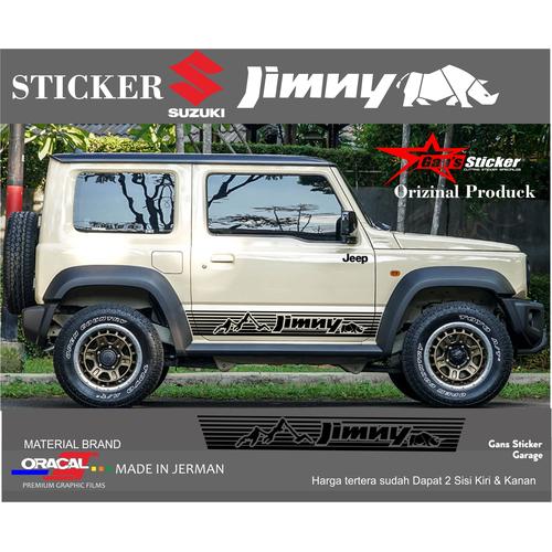 Jual sticker suzuki jimny sticker jeep - Hitam, PREMIUM ORACAL - Kab ...