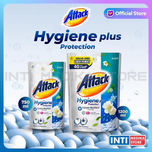 Promo ATTACK - HYGIENE PLUS Liquid Detergen | Deterjen Cair Baju ...