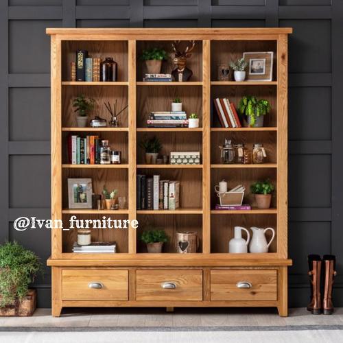 Jual LEMARI RAK BUKU JATI GRADE A , LEMARI PERPUSTAKAAN - Kab. Jepara ...