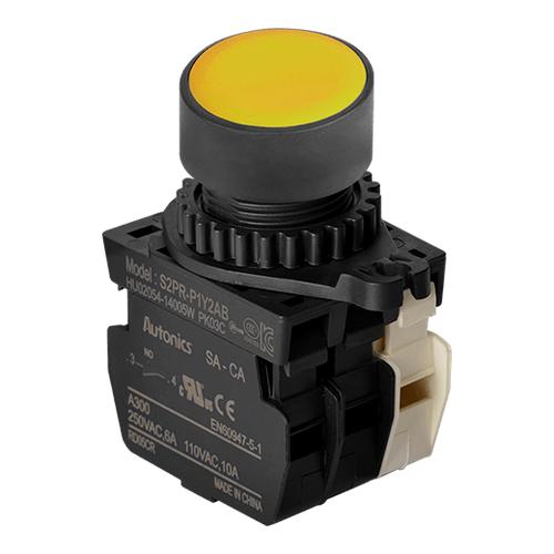 Jual Autonics Push Button Switch Series S2PR-P1 - Biru, Head Only ...