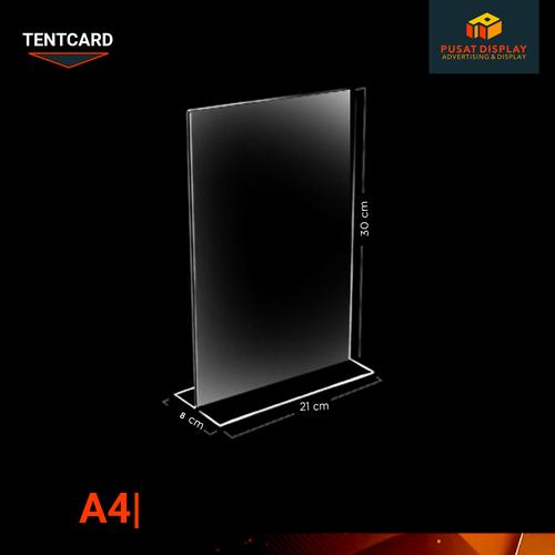 Jual Display akrilik brosur/ standing display variasi potrait T - A6 ...