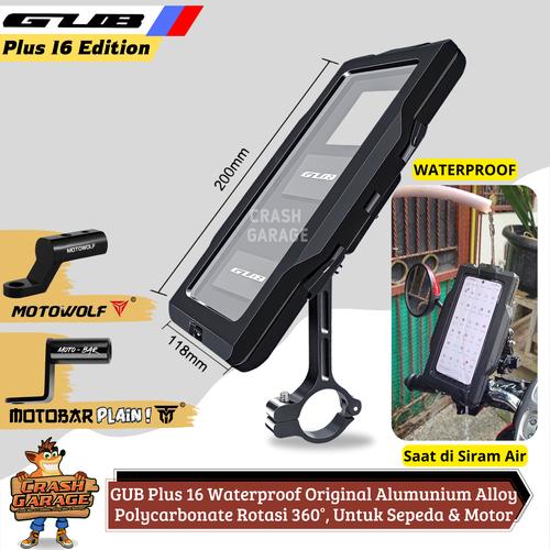 Promo GUB Plus 16 Waterproof Anti Tahan Air Holder HP Motor Dudukan ...