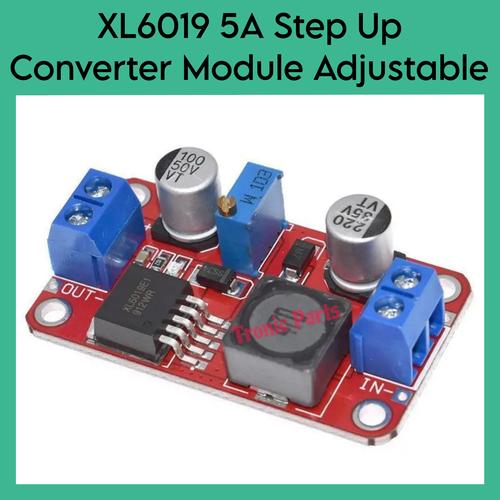 Jual XL6019 5A DC-DC Step Up Adjustable Boost Buck Converter Module Red ...