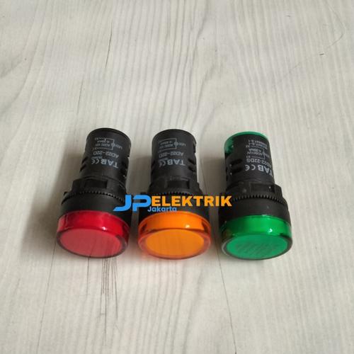 Jual Pilot Lamp 22 mm LED 12V DC AD-22 22-DS Lampu Indikator Panel ...
