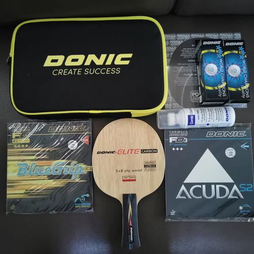 Jual Bat Tenis Meja Donic Elite Offensive Lengkap karet & asesories Set - Jakarta Barat - Donic ...