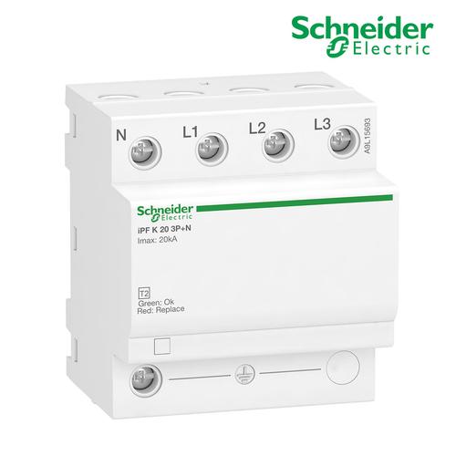 Jual Schneider Electric Surge Arrester Acti 9 iPF K 20 3P+N - A9L15693 ...