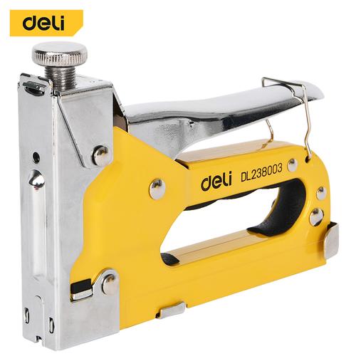 Promo Deli Staple Gun/ Staples Tembak 4-14mm Steel Perkakas EDL238003 ...
