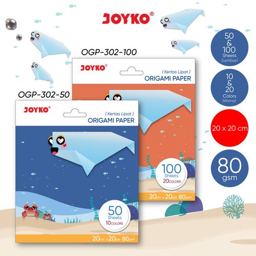 Promo Origami Paper Kertas Lipat Seni Joyko OGP-302 20 x 20 cm - 50 ...