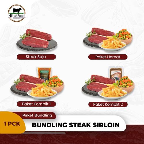 Jual [BUNDLING] Daging Sapi Sirloin/Has Luar | Beef Sirloin Steak AUS ...