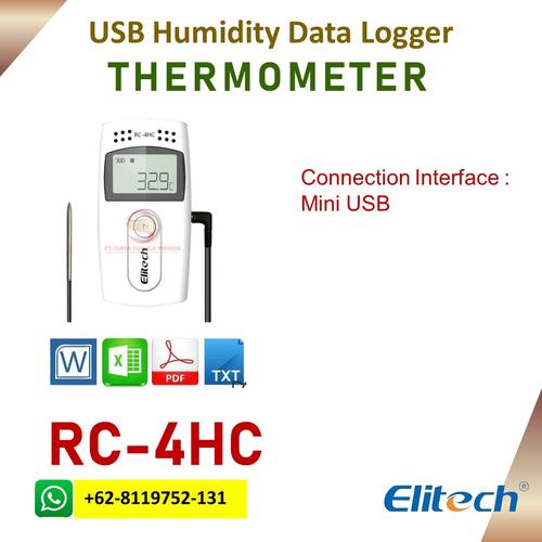 Jual Elitech RC-4HC USB Temperature and Humidity Data Logger - Jakarta Barat - PT. SURYA HAWILA ...