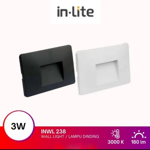 Jual Lampu Tangga Led IN-Lite INWL 238 3 Watt Lampu Dinding Inlite ...