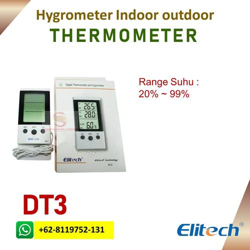 Jual Elitech DT3 Digital Thermometer Hygrometer Indoor outdoor - Jakarta Barat - PT. SURYA ...