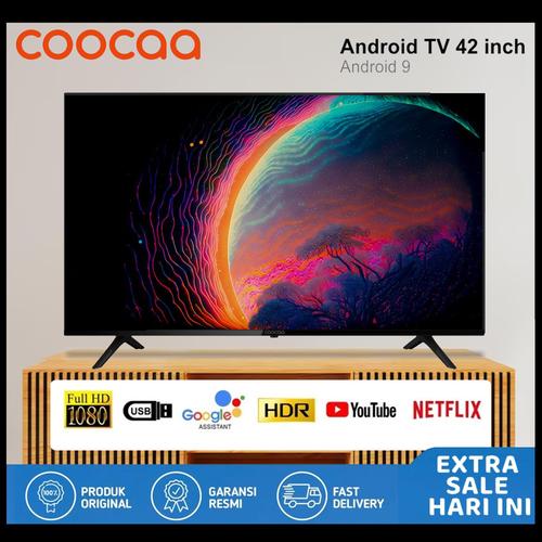 Jual PROMO COOCAA 42 INCH ANDROID TV DIGITAL TV 42CTC6200 - TANPA KAYU ...