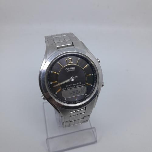Jual Jam tangan pria Casio lineage multiband 5 LCW M200 Anadigi - Kab ...