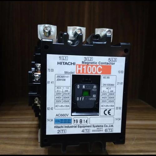 Jual Contactor Kontaktor HITACHI H100 H100C 110V 220V 380V - 220V ...