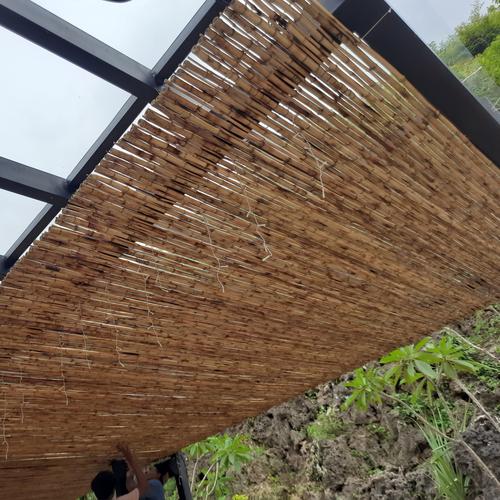 Jual Atap Bambu Penahan Panas Atap Kaca/Tempered/Solartuff Dayani ...