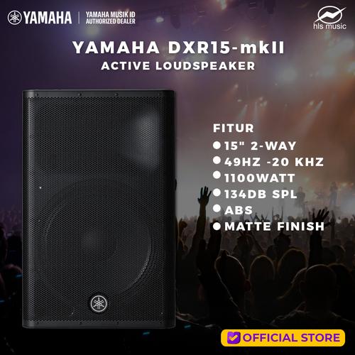 Promo Yamaha DXR15MKII / DXR15 MKII 1100 Watt Active Loudspeaker Cicil ...