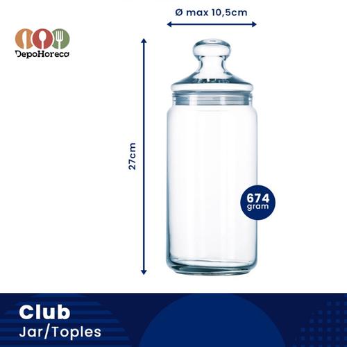 Jual LUMINARC Stoples Toples Kedap Udara / Club Jar with seal 1,5L ...