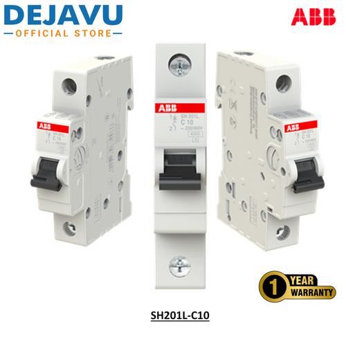 Promo MCB 1P 10A ABB SH201L-C10 / Miniature Circuit Breaker - 1P - C - 10 A - 4.5 kA ...