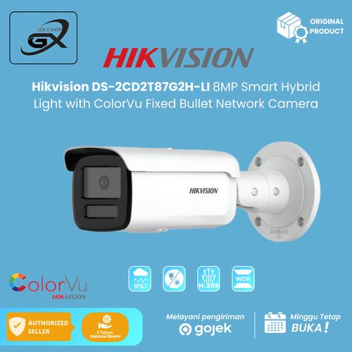 Jual Hikvision DS-2CD2T87G2H-LI 8MP Smart Hybrid Light with ColorVu Fixed - Kab. Tangerang - GEN ...
