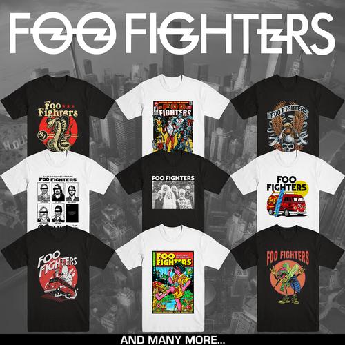 Jual FOO FIGHTERS | T-SHIRT BAND | GRUNGE HARD ROCK | MERCHANDISE ...