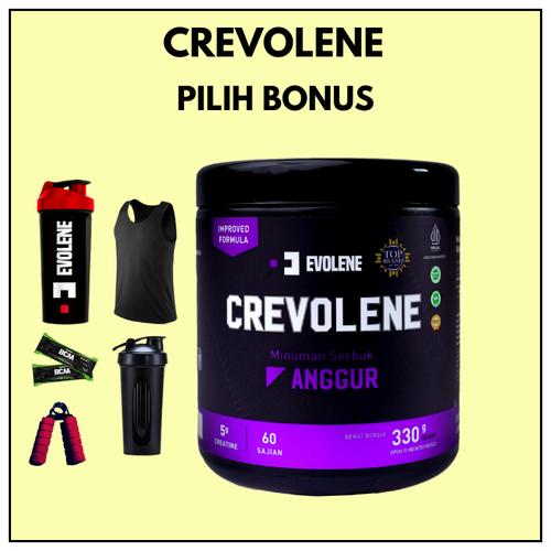 Jual Crevolene Creatine evolene suplemen fitness BPOM Halal - 30S MONO ...