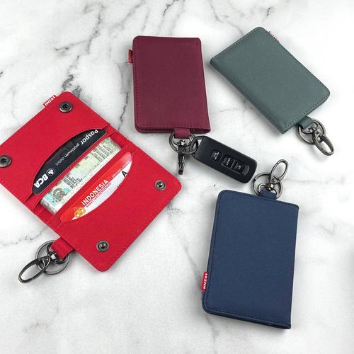 Promo Dompet STNK Mobil Motor Muat Kartu Gantungan Kunci Keychain Polos ...