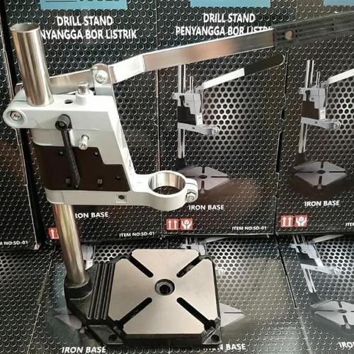 Jual IRON Base stand drill - stand bor duduk - dudukan mesin bor base ...