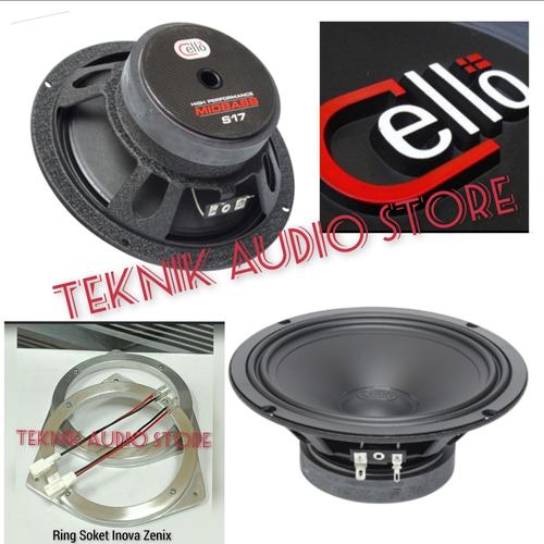 Jual Speaker Midbass Cello S17 plus Soket Ring Pnp Zenix-Fortuner 23 ...