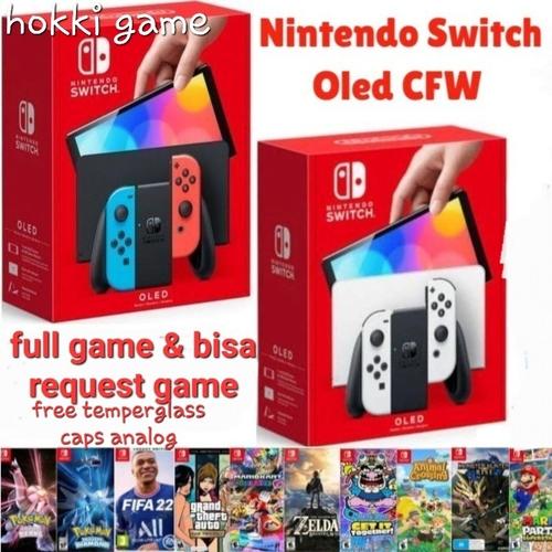 Jual Nintendo Switch OLED FULL Game 128GB 256GB 512GB - OLED WHITE ...