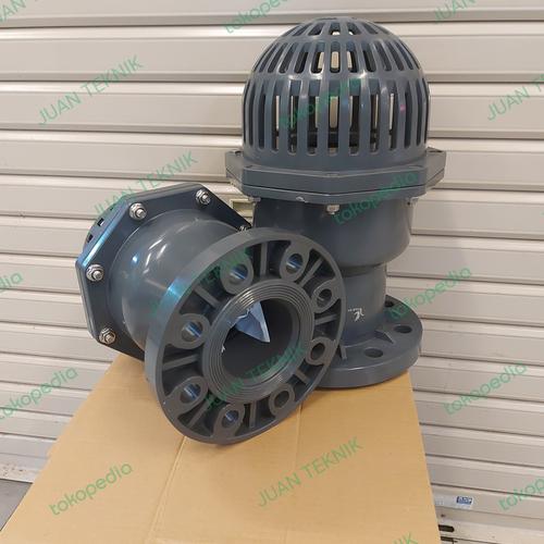 Jual foot valve pvc 6" inch dn150 jis 10k saringan air pvc jis 10k ...