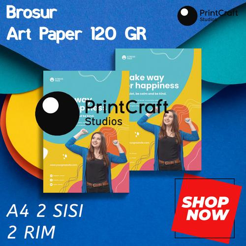 Jual Cetak Brosur A4 2 SISI Murah ( 2 RIM / 1000 LEMBAR) Art Paper 120Gr - Jakarta Barat ...