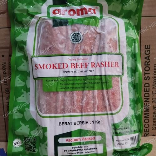 Jual Smoke Beef Rasher Aroma 1kg - Jakarta Utara - TBK HIRONI | Tokopedia