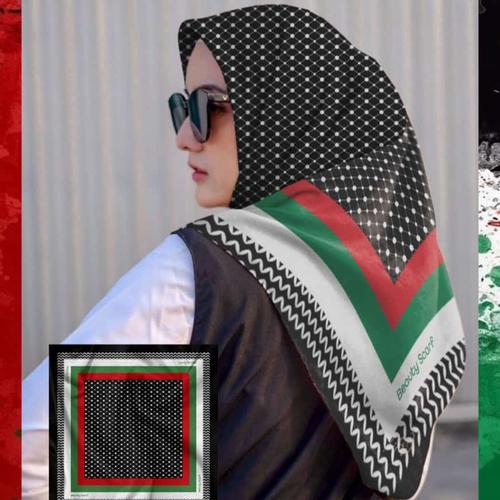 Jual hijab palestina kerudung segi empat palestina hijab voal palestina ...