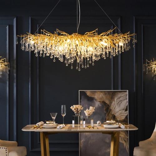 Jual Lampu Gantung Kristal Akar Panjang 160cm 8012 - Jakarta Barat ...