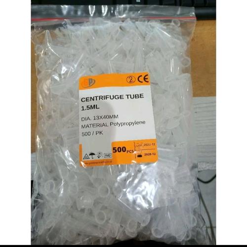 Jual Microtube 1.5ml sampling microcentrifuge tube - Kota Bekasi - FBA ...