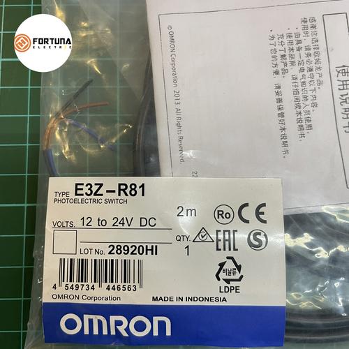 Jual Omron PhotoElectric Sensor Retro-Reflective E3Z-R81 4m DC 3wire PNP - Jakarta Barat ...