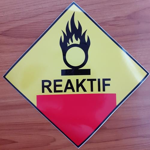 Jual Stiker Vinyl Rambu B3 / Stiker Simbol Limbah B3 /Rambu-rambu ...