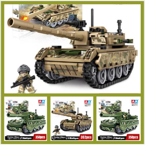 Promo Brick Tank Brick Tentara Brick Mainan Susun Mobil Tank Besar Tenk ...