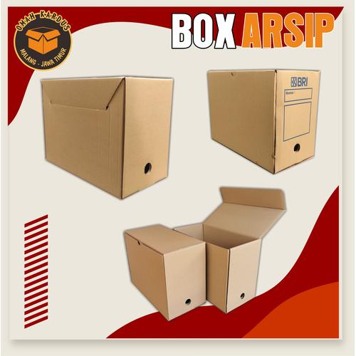 Jual KARDUS BOX ARSIP 38x19x28cm /box file/box dokument/Kardus file/Arsip - Kab. Malang ...