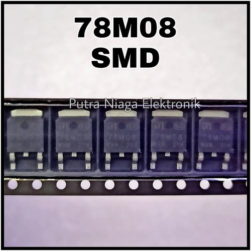 Jual 78M08 SMD Regulator Voltage 8V Fix 7808 SMD - Kota Bandung - Putra ...