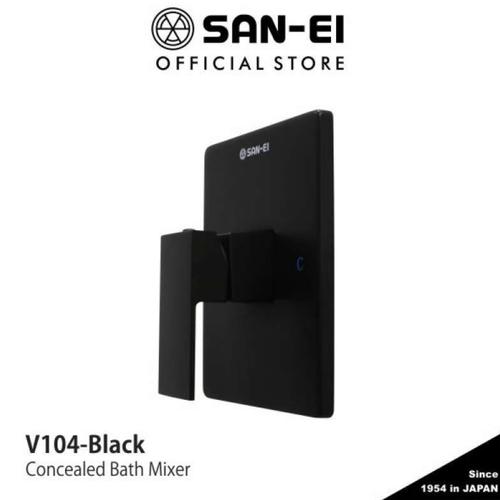 Jual Kran Mixer San Ei V104 / Kran Bathtub Sanei V 104 / San Ei V104 Black - Jakarta Barat ...