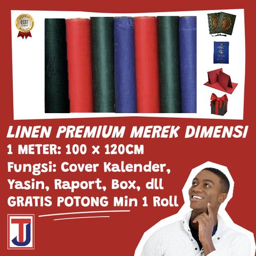 Jual KERTAS / KAIN LINEN METERAN - COVER KALENDER MEJA / YASIN ...