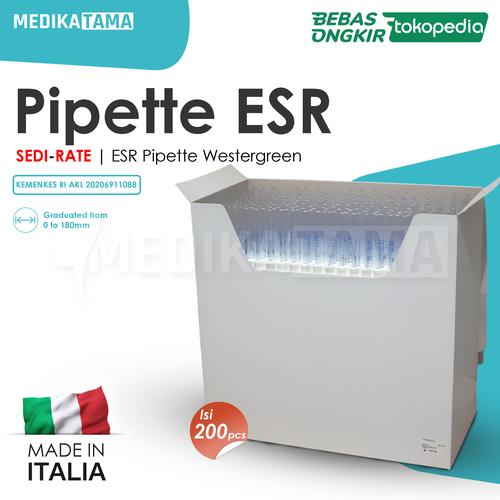 Jual Tabung Pipet LED Pipette ESR SEDIRATE Pipette Westergreen ISI 200 ...