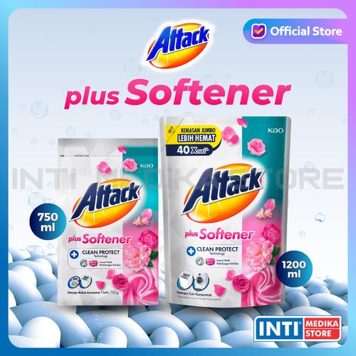 Promo ATTACK - Liquid Detergen PLUS SOFTENER | Deterjen Cair Baju ...