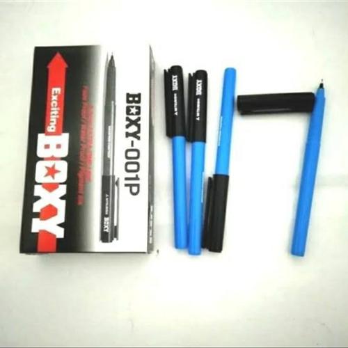 Jual pen pulpen bolpoin BOXY - 001P biru - Jakarta Selatan - Alif ATK & Komputer | Tokopedia
