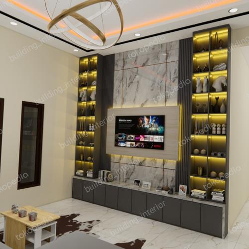 Jual BACKDROP TV MINIMALIS CUSTOM MULTIPLEK-HPL/MITER - invoice - Kota ...