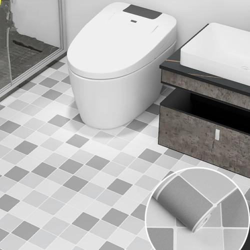 Jual wallpaper sticker Lantai dinding kamar mandi waterproof hexagonal ...