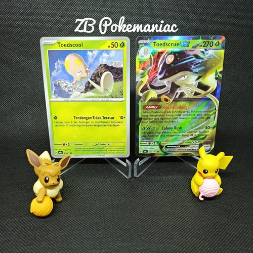 Jual Toedscool & Toedscruel Ex Kartu Pokemon Harta Berkilau Ex sv4a ...